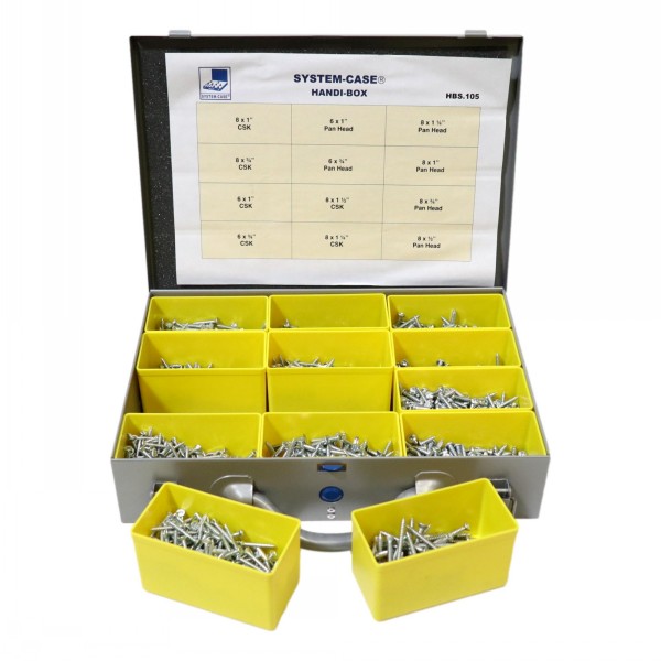 System Case HBS.105 Small Handi Box With Fixings | 3JC