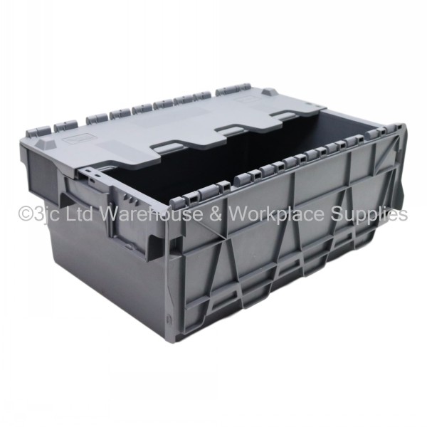 Attached Lid Distribution Container 60cm 40 Litre | 3JC