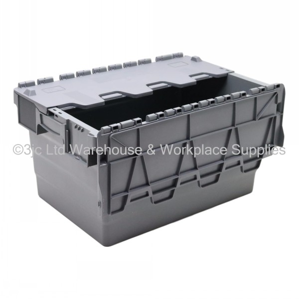 Attached Lid Distribution Container 60cm 54 Litre | 3JC