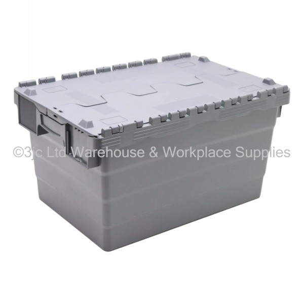 Attached Lid Distribution Container 60cm 54 Litre | 3JC