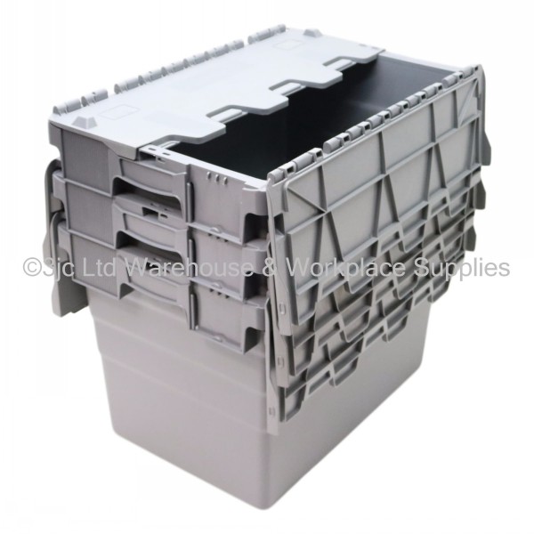 Attached Lid Distribution Container 60cm 74 Litre | 3JC