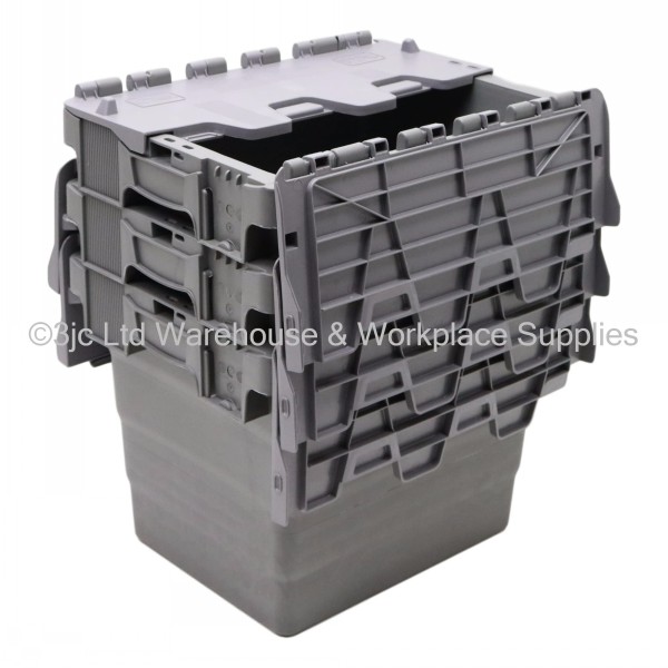 Attached Lid Distribution Container 40cm 27 Litre | 3JC