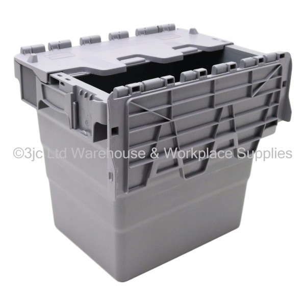 Attached Lid Distribution Container 40cm 32 Litre | 3JC
