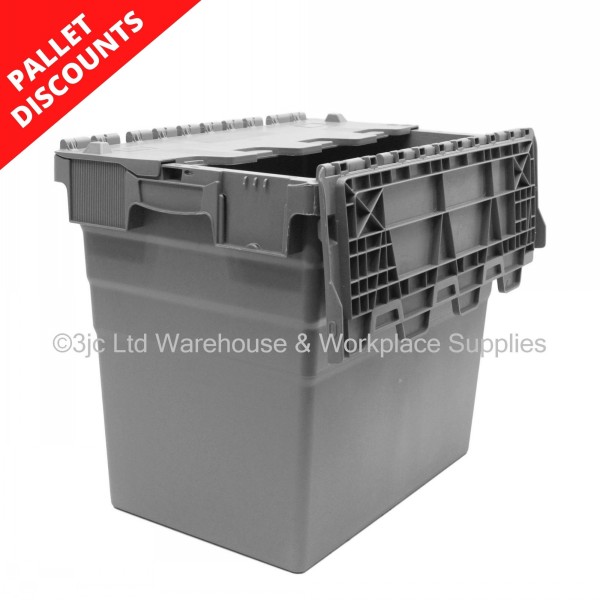 Attached Lid Distribution Container 60cm 90 Litre | 3JC