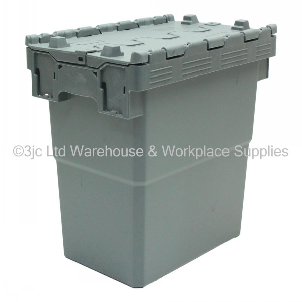 Attached Lid Distribution Container 30cm 12 Litre | 3JC