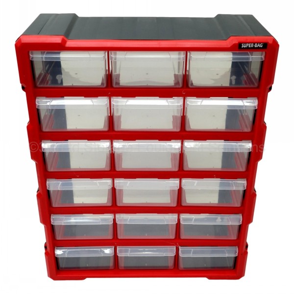 Storr Parts Storage Cabinet Organiser 18 Drawer | 3JC