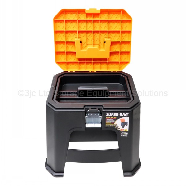 Storr Step Stool Tool Box With Tote Tray | 3JC