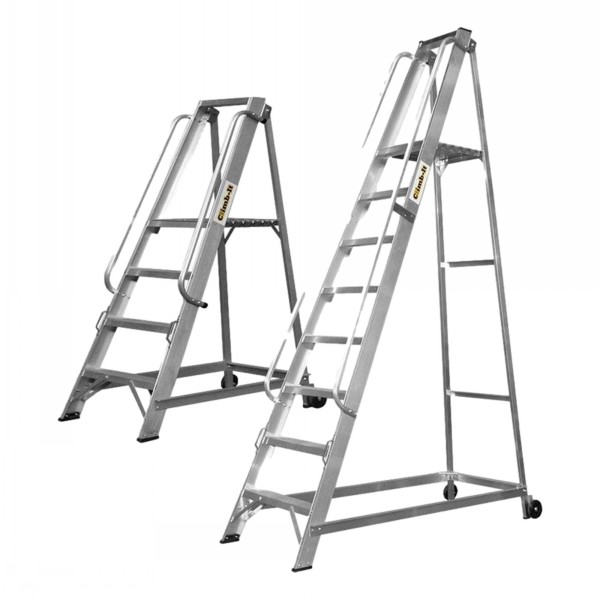 Warehouse Steps Aluminium | 3JC