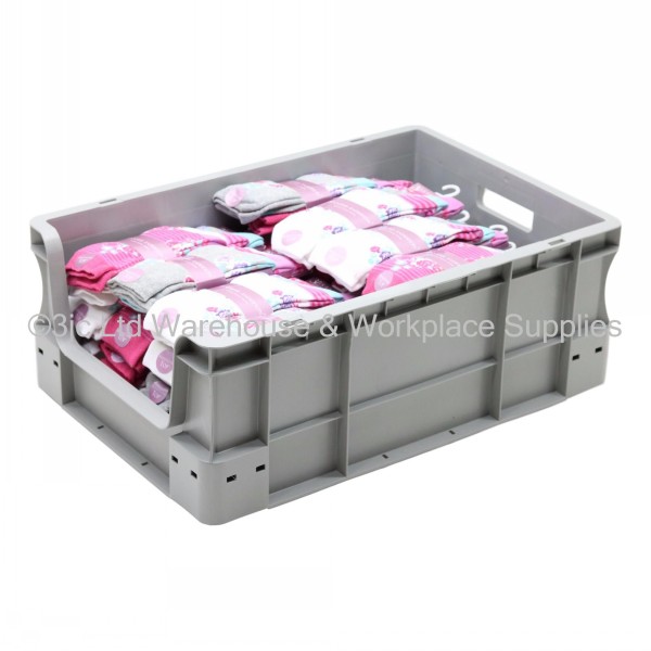 Heavy Duty Stacking Euro Box 60cm 45 Litre Open Front | 3JC