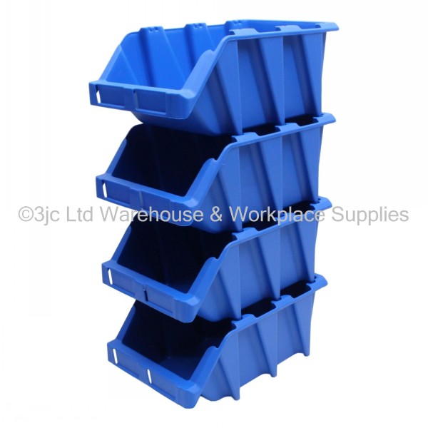 Stack & Nest Plastic Parts Bins Size E 10 Pack | 3JC