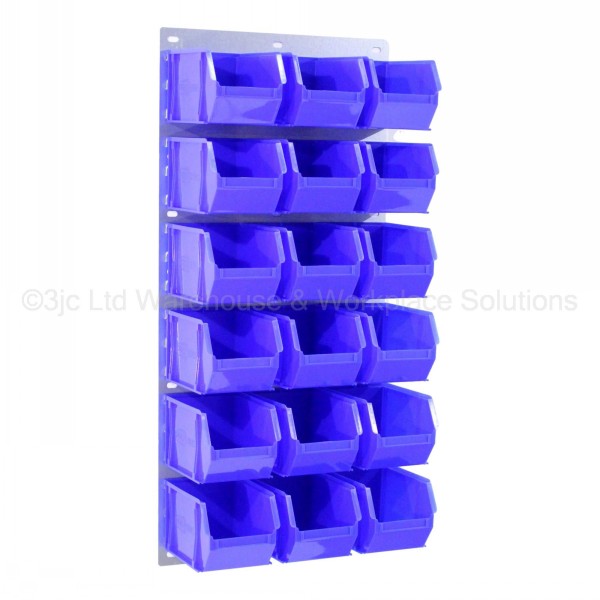 ProBin Size 06 Plastic Parts Bins & Wall Panel Set 03 | 3JC