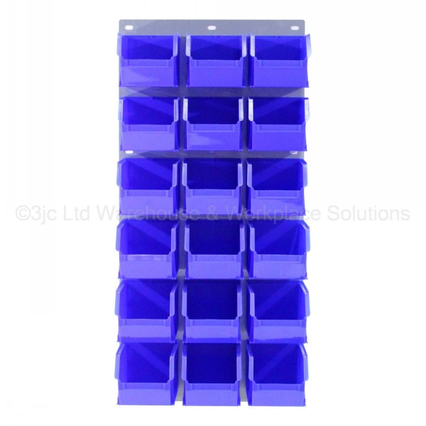 ProBin Size 06 Plastic Parts Bins & Wall Panel Set 03 | 3JC