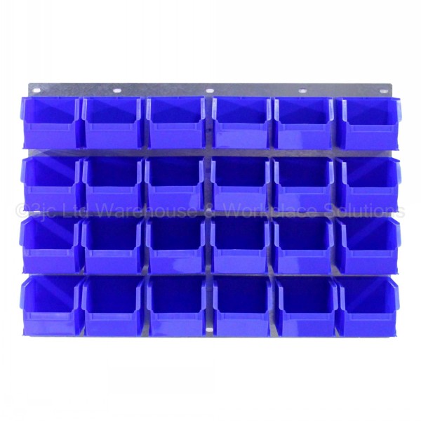ProBin Size 06 Plastic Parts Bins & Wall Panel Set 04 | 3JC