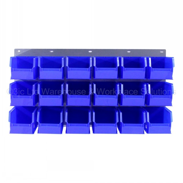ProBin Size 08 Plastic Parts Bins & Wall Panel Set 02 | 3JC