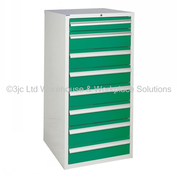 Euroslide Storage Cabinet 8 Drawer 1200mm Type 2 | 3JC