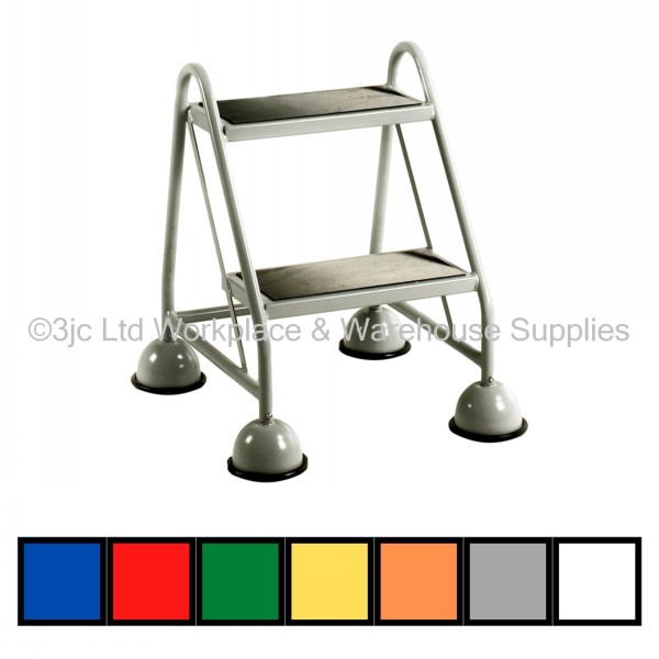 Classic Mobile Access Steps 2 Tread No Hand Rail | 3JC