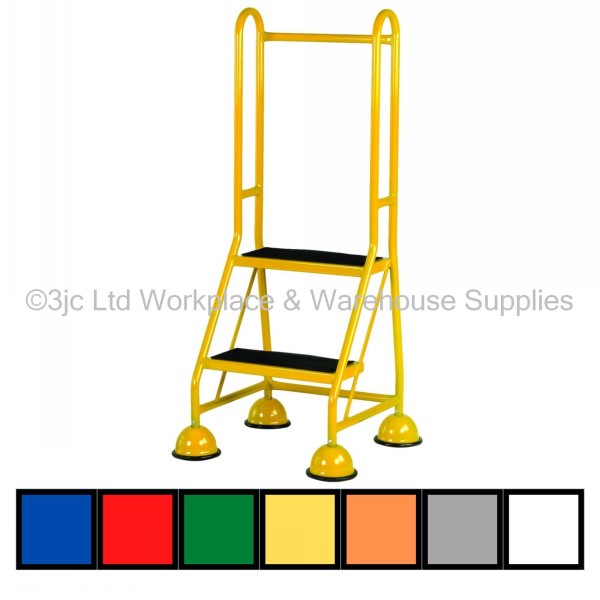 Classic Mobile Access Steps 2 Tread With Twin Handrail | 3JC