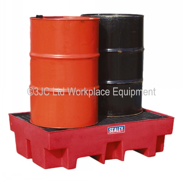 Sealey Bunded Sump Pallet 2 Barrel | 3JC