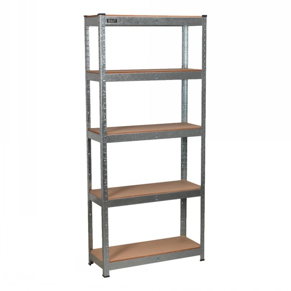 Sealey Shelving Bay 5 Levels Galvanised 300mm Deep | 3JC