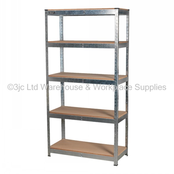 Sealey Shelving Bay 5 Levels Galvanised 400mm Deep | 3JC