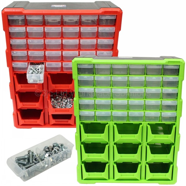 Sealey Parts Cabinet Storage Organiser 39 Drawer & Bin | 3JC