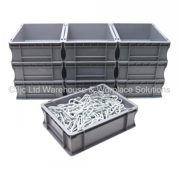 Heavy Duty Stacking Euro Box 40cm 10 Litre | 3JC