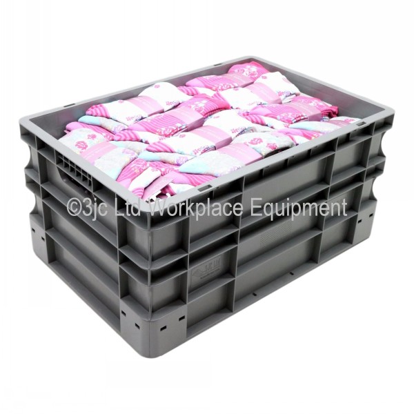 Heavy Duty Stacking Euro Box 60cm 55 Litre | 3JC