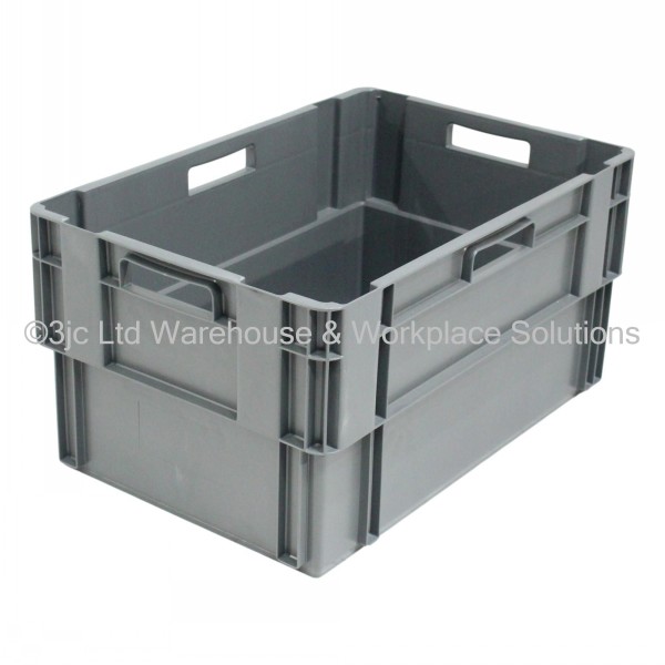 Standard Euro Box 60cm Solid Sides & Base 50 Litre | 3JC