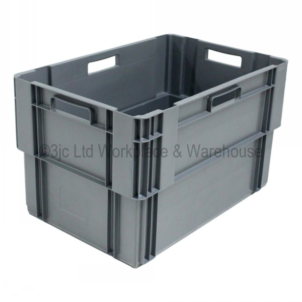 Standard Euro Box 60cm Solid Sides & Base 70 Litre | 3JC