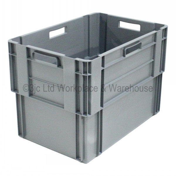 Standard Euro Box 60cm Solid Sides & Base 80 Litre | 3JC
