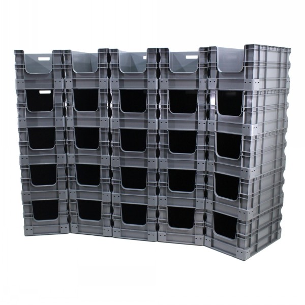 Heavy Duty Stacking Euro Box 60cm 65 Litre Open Front | 3JC