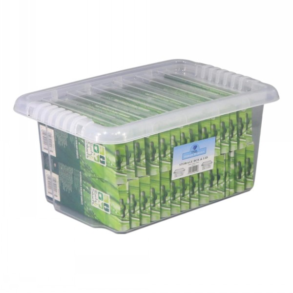 TML Clear Plastic Storage Box & Lid Size 03 (13 Litre) | 3JC