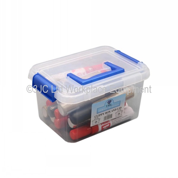 TML Clear Plastic Storage Box & Clippy Lid 3.5 Litre | 3JC