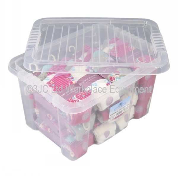 TML Clear Plastic Storage Box & Lid Size 04 (24 Litre) | 3JC