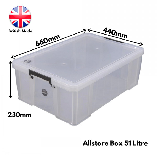 Allstore Plastic Storage Box Size 30 (51 Litre) | 3JC
