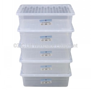 TML Clear Plastic Storage Box & Lid Size 07 (32 Litre) | 3JC