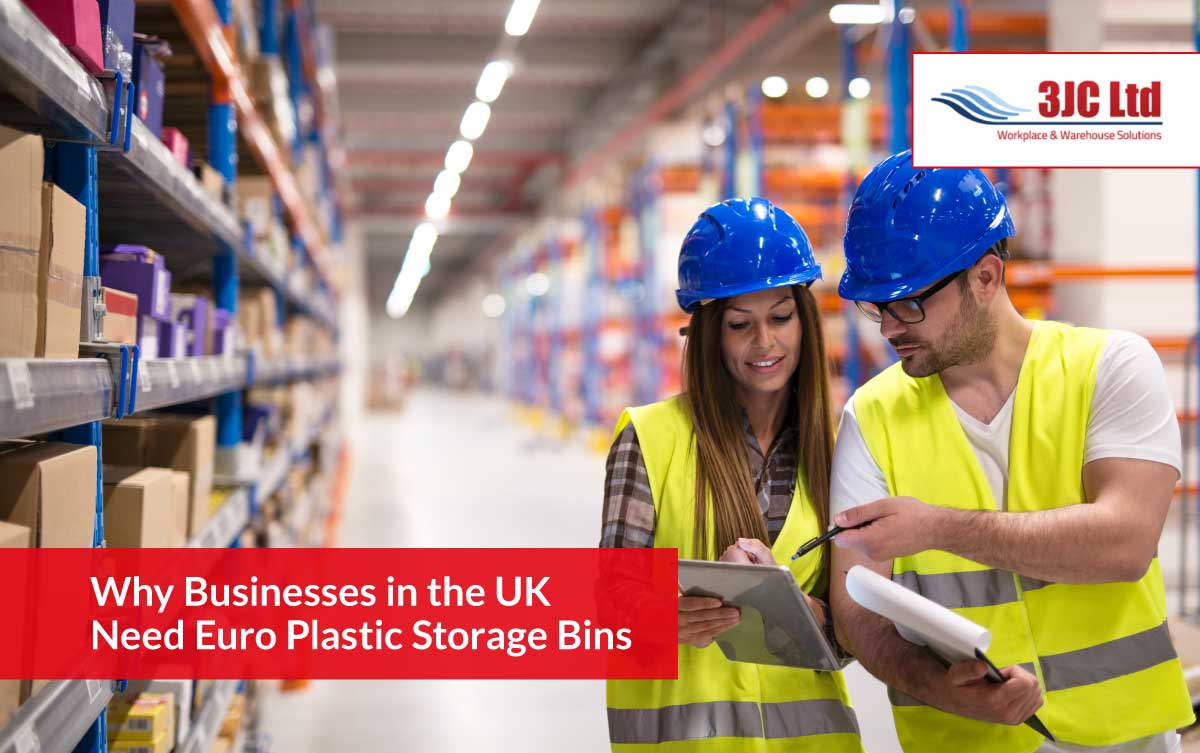 Why Businesses in UK Need Euro Plastic Storage Bins | 3JC