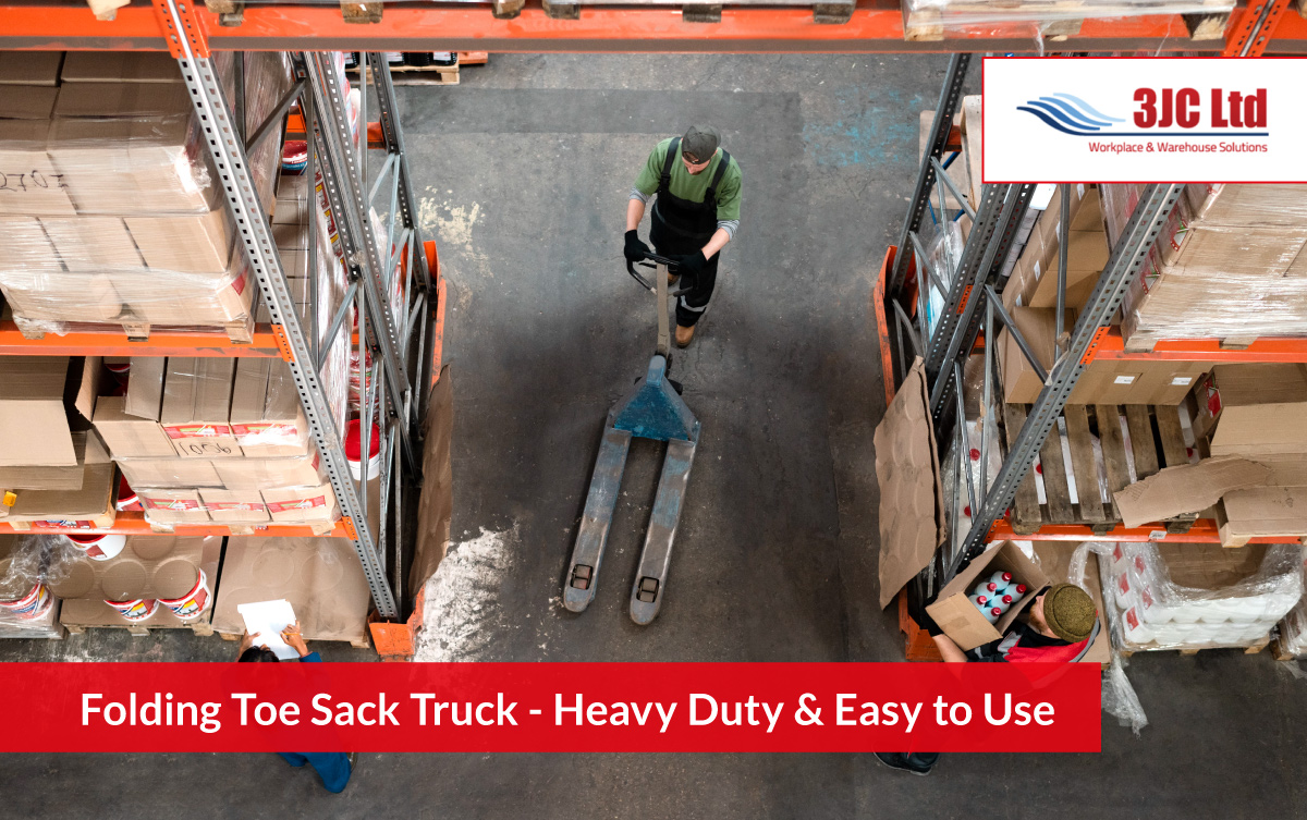 Folding Toe Sack Truck - Heavy Duty & Easy to Use | 3JC LTD